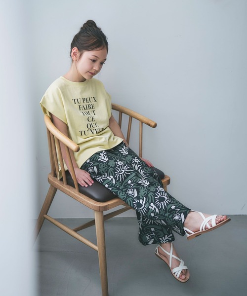 AJUGA.（アジュガ）の「【近藤千尋さんコラボ】フレンチスリーブT(AJUGA.x BAYFLOW)(KIDS)（Tシャツ/カットソー）」 - WEAR