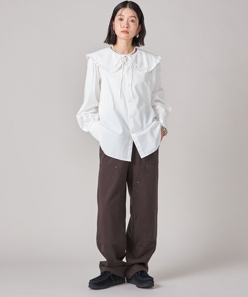 セール】SHIPS NINE CASE:〈洗濯機可能〉裏毛 ダブルニー パンツ