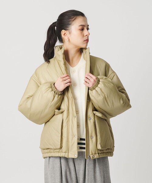 セール】ナイロンパデッド スタンドカラーブルゾン（その他アウター