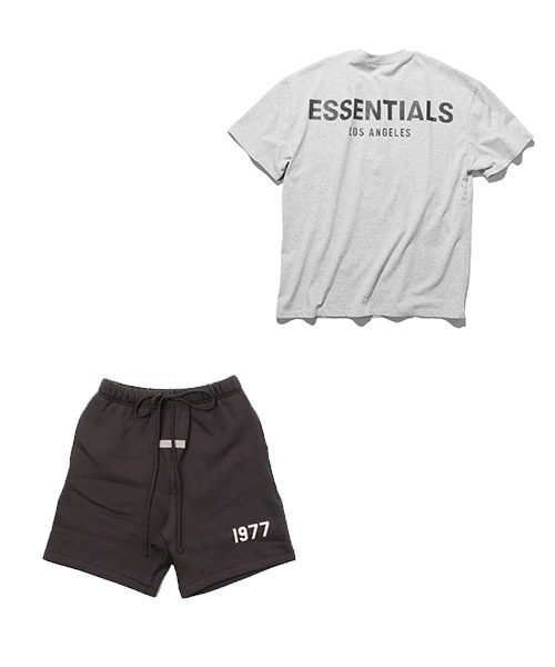 FOG ESSENTIALS/エッセンシャルズ FOG Essentials Boxy T-shirt & RUBBER TAG SWEAT ...