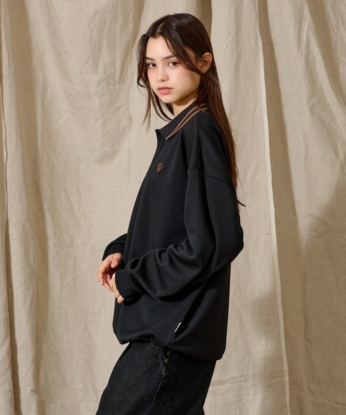 WETTEMPT（ウィテンプト）の「MOSS STITCH LONG POLO SHIRT / 鹿の子ロングポロシャツ（ポロシャツ）」 - WEAR