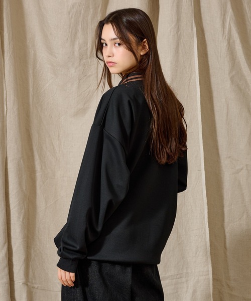 WETTEMPT（ウィテンプト）の「MOSS STITCH LONG POLO SHIRT / 鹿の子ロングポロシャツ（ポロシャツ）」 - WEAR