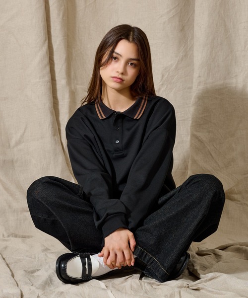 WETTEMPT（ウィテンプト）の「MOSS STITCH LONG POLO SHIRT / 鹿の子ロングポロシャツ（ポロシャツ）」 - WEAR