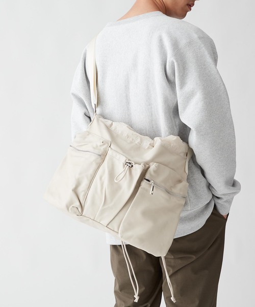 INHERIT（インヘリット）の「LEATHER SWITCHING BAG（ショルダーバッグ）」 - WEAR