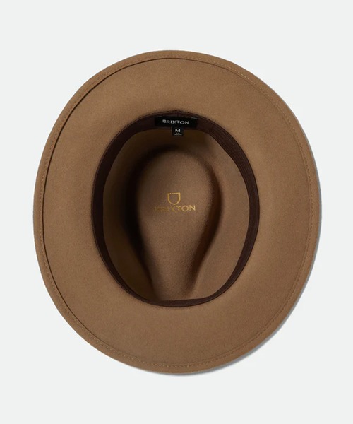 BRIXTON/ブリクストン MESSER PACKABLE FEDORAスナップブリム ウール