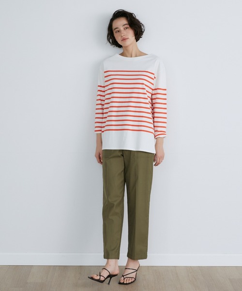 INED（イネド）の「《SUPERIOR CLOSET》パネルボーダーバスクシャツ「STORY3月号掲載」（Tシャツ/カットソー）」 - WEAR