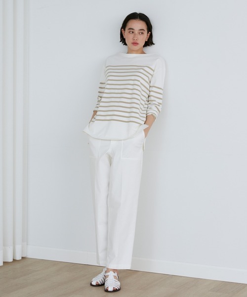 INED（イネド）の「《SUPERIOR CLOSET》パネルボーダーバスクシャツ「STORY3月号掲載」（Tシャツ/カットソー）」 - WEAR