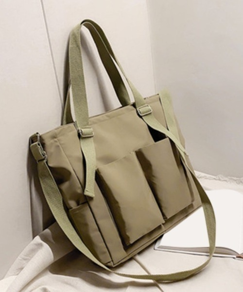 SETUP7（セットアップセブン）の「【SETUP7】マルチポケットショルダートートバッグ KNF（トートバッグ）」 - WEAR