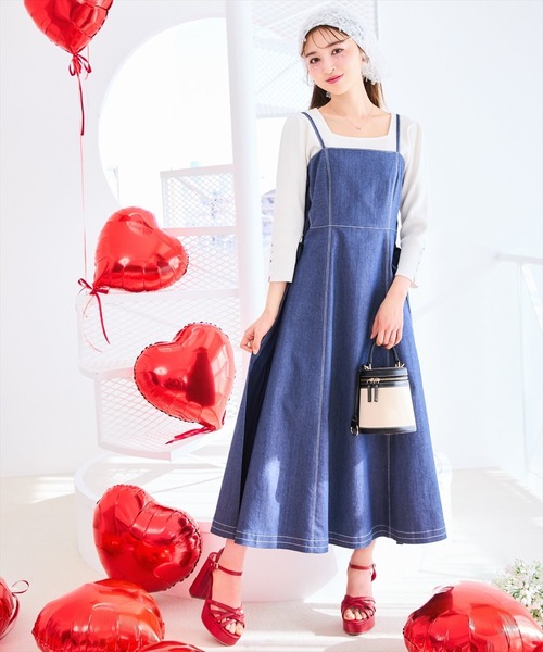 WILLSELECTION（ウィルセレクション）の「袖フラワーラメ7分袖ニットプルオーバー（ニット/セーター）」 - WEAR