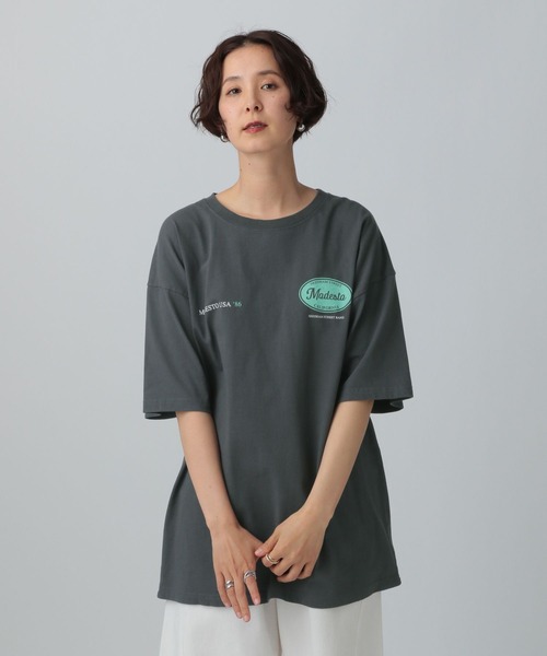 LEPSIM（レプシィム）の「BIGプリントチュニック 490451（Tシャツ/カットソー）」 - WEAR