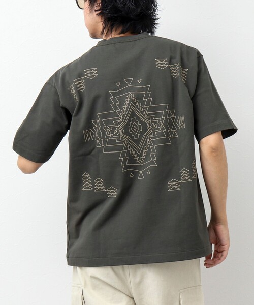 PENDLETON（ペンドルトン）の「【PENDLETON/ペンドルトン】Back EMB S/S Tee バック刺しゅう 半袖Tシャツ（Tシャツ/カットソー）」 - WEAR