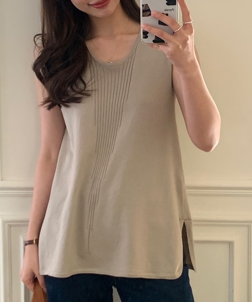 【セール】【Banico】ノースリーブニットベスト（Tシャツ/カットソー）｜BANICO（バニコ）のファッション通販 - ZOZOTOWN