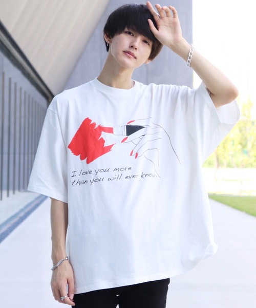 anown（アノン）の「rouge art/オーバーサイズカットソー【ファッションインフルエンサーユウ×anown 限定コラボ】（Tシャツ ...