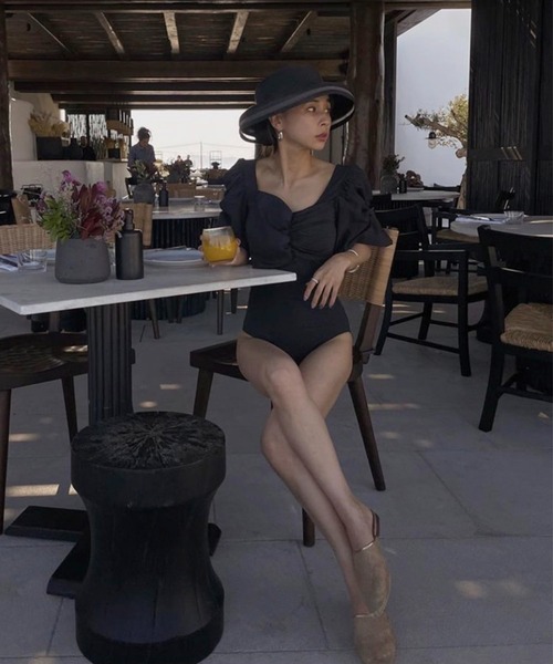 Ameri（アメリ）の「DIMENSIONAL RIBBON SWIM WEAR（水着）」 - WEAR