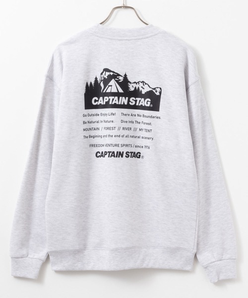 CAPTAIN STAG（キャプテンスタッグ）の「CAPTAIN STAG バックプリントトレーナー（スウェット）」 - WEAR
