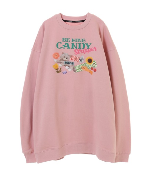 Candy Stripper（キャンディストリッパー）の「BE MINE CANDY SWEAT ワンピース（ワンピース）」 - WEAR