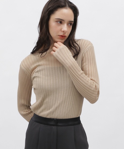 【セール】リブハイネックプルオーバー / 188273（ニット/セーター）｜LAKOLE（ラコレ）のファッション通販 - ZOZOTOWN