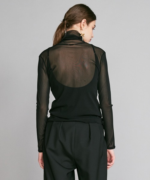 Sov.（ソブ）の「Sov. / ハイネックチュールスキントップス（Tシャツ/カットソー）」 - WEAR