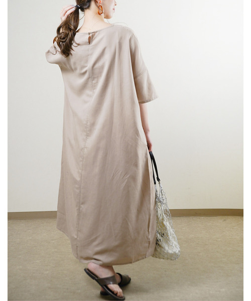 Fizz（フィズ）の「【Fizz/フィズ】 ラウンドネック ワイドワンピース（ワンピース）」 - WEAR