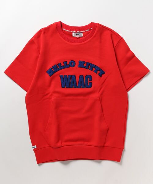 WAAC（ワック）の「《WAAC》UNISEX ハローキティコラボ ロゴTシャツ（Tシャツ/カットソー）」 - WEAR