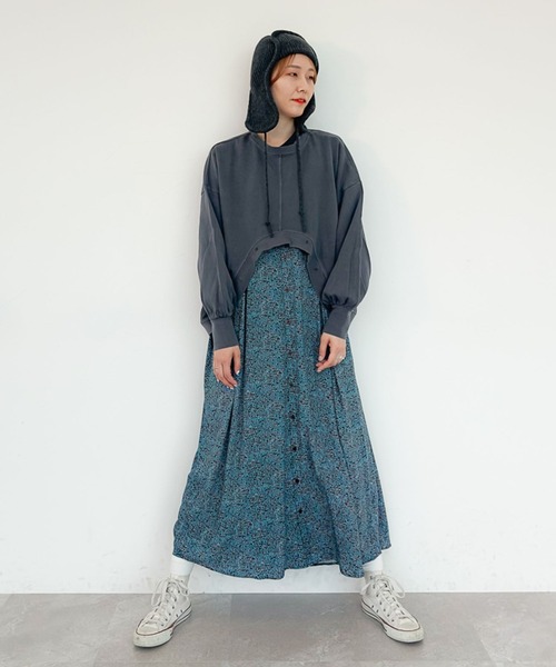 niko and...（ニコアンド）の「[MODE NORM CORE(モードノームコア)]ガーメントダイ2WAYプルオーバー（スウェット ...