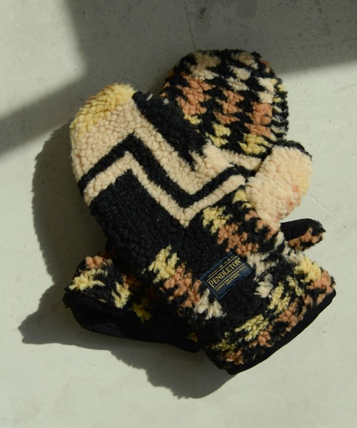 PENDLETON（ペンドルトン）の「PENDLETON ペンドルトン HARDING BOA MITTENS ハーディング ジャガードボア グローブ ミトン 手袋（手袋）」 - WEAR