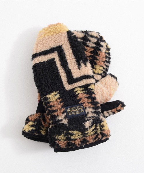 PENDLETON（ペンドルトン）の「PENDLETON ペンドルトン HARDING BOA MITTENS ハーディング ジャガードボア グローブ ミトン 手袋（手袋）」 - WEAR