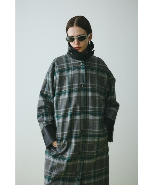セール】Bi color long coat バイカラーロングコート（その他アウター