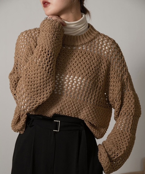 Amiur（エミレ）の「crew neck low gauge knit（ニット/セーター）」 - WEAR