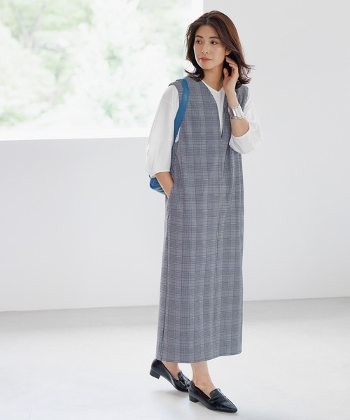 Elura（エルーラ）の「サマ見えキーネックワンピース/131599（ジャンパースカート）」 - WEAR