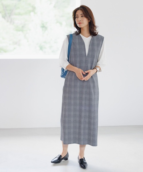 Elura（エルーラ）の「サマ見えキーネックワンピース/131599（ジャンパースカート）」 - WEAR
