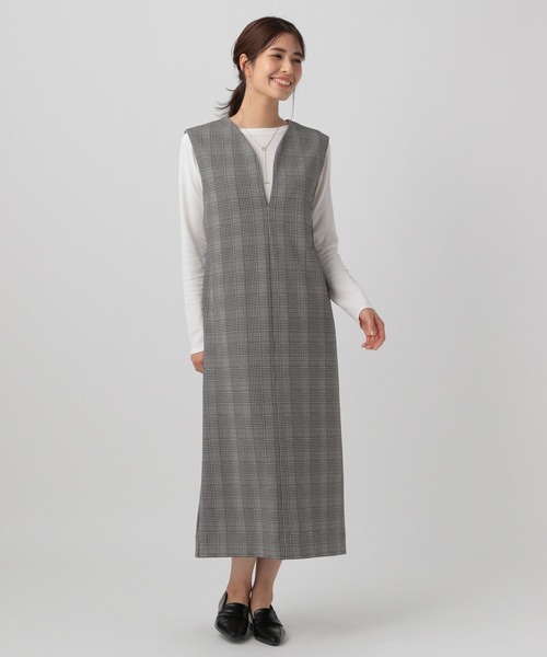 Elura（エルーラ）の「サマ見えキーネックワンピース/131599（ジャンパースカート）」 - WEAR