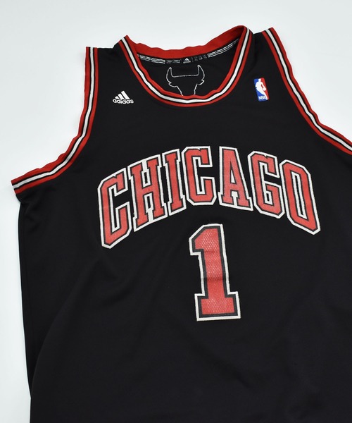 【ヴィンテージ古着】adidas “NBA Chicago Bulls/ #1 ROSE” ゲームシャツ（その他トップス）｜adidas ...