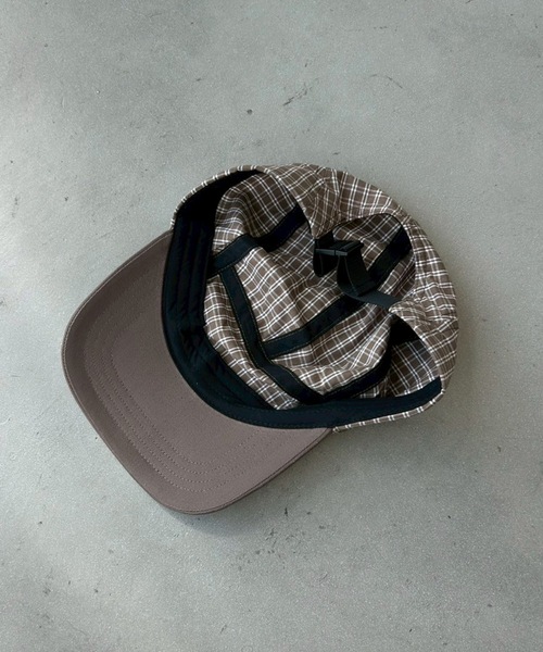UNDERSTATEMENTs（アンダーステイトメント）の「【ユニセックス】sefumiコラボチェックバイカラーキャップ（キャップ）」 - WEAR