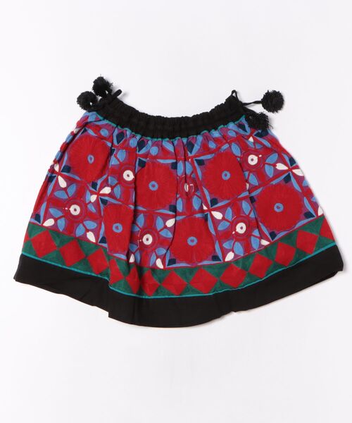 チャイハネ（CAYHANE）/【チャイハネ】スンダナ刺繍ミニスカート チャイハネ】スンダナ刺繍ミニスカート（スカート）｜チャイハネ