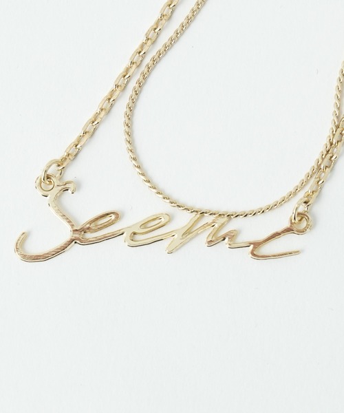 【Seemi】Seemiロゴネックレス（ネックレス）｜Seemi. byNICECLAUP（ シーミーバイナイスクラップ）のファッション通販 ...