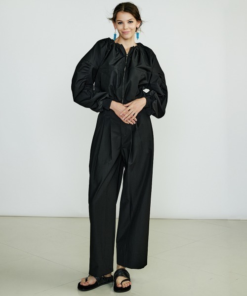 Sov.（ソブ）の「Sov./ イレギュラーギャザーブルゾン（ブルゾン）」 - WEAR