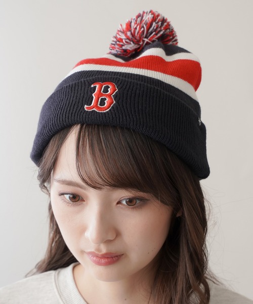 47（フォーティセブン）の「【47/フォーティーセブン】チームロゴ ポンポン付きニットキャップ（ニットキャップ/ビーニー）」 - WEAR