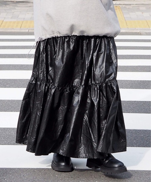 tiptop（ティップトップ）の「【2色展開】メタリックティアードスカート（スカート）」 - WEAR