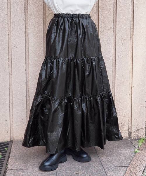 tiptop（ティップトップ）の「【2色展開】メタリックティアードスカート（スカート）」 - WEAR