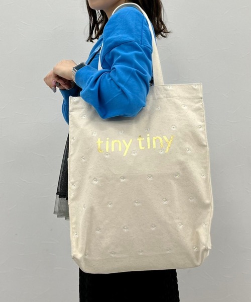 niko and...（ニコアンド）の「刺繍ロゴトートバッグ[tiny tiny(ティニーティニー)]（トートバッグ）」 - WEAR