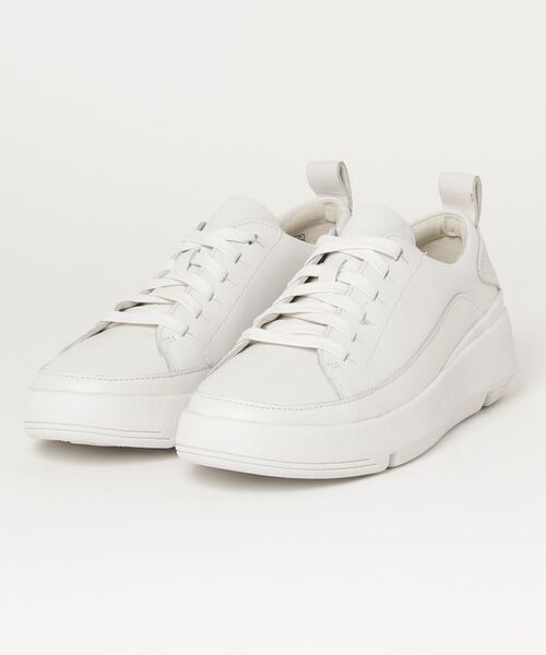 Clarks（クラークス）の「Tri Flash Lace / トライフラッシュレース（ホワイトレザー）（スニーカー）」 - WEAR