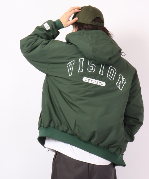 VISION STREET WEAR（ヴィジョンストリートウェア）の「VISION STREET WEAR 中綿フードブルゾン（ブルゾン ...