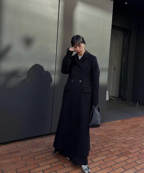 AMERI（アメリ）の「WAIST SHAPE ASSORT BUTTON COAT（チェスターコート）」 - WEAR