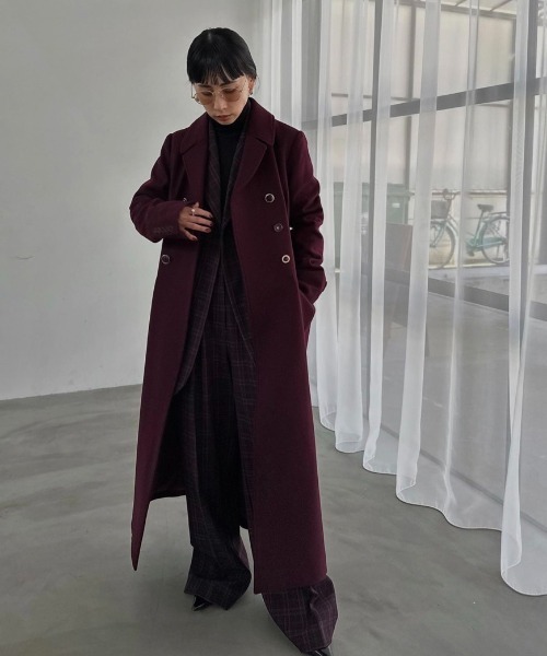 AMERI（アメリ）の「WAIST SHAPE ASSORT BUTTON COAT（チェスターコート）」 - WEAR