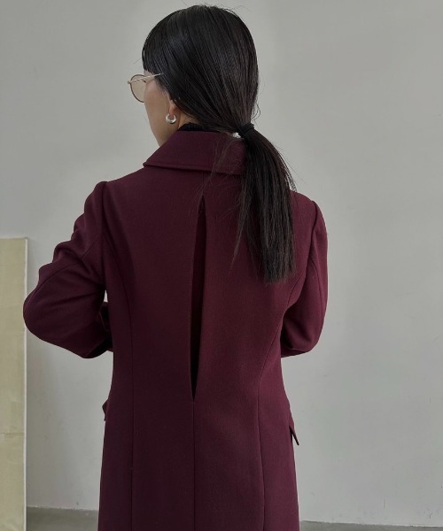AMERI（アメリ）の「WAIST SHAPE ASSORT BUTTON COAT（チェスターコート）」 - WEAR