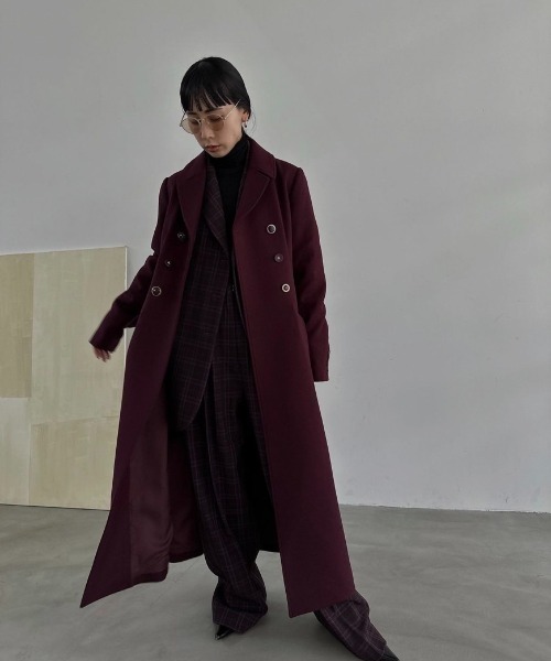 AMERI（アメリ）の「WAIST SHAPE ASSORT BUTTON COAT（チェスターコート）」 - WEAR