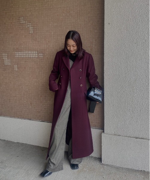 AMERI（アメリ）の「WAIST SHAPE ASSORT BUTTON COAT（チェスターコート）」 - WEAR