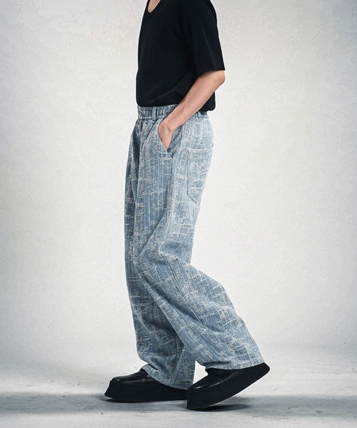 JQデニムコクーンPT(パンツ)（デニムパンツ）｜NO ID.（ノーアイディ