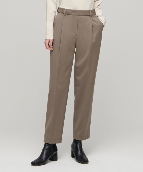 【セール】Women's Heavyweight Tights Loose Tapered Hidden Banding Slacks ...